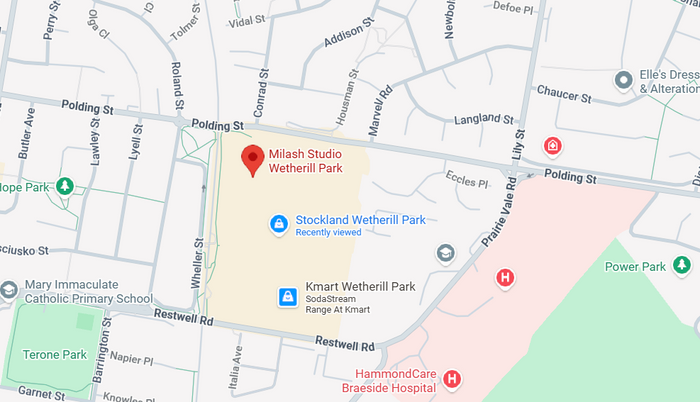 Milash Studio Wetherill Park | Milash Studio